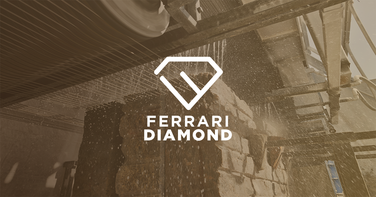 Ferrari Diamond - Fios diamantados com velocidade e precisão